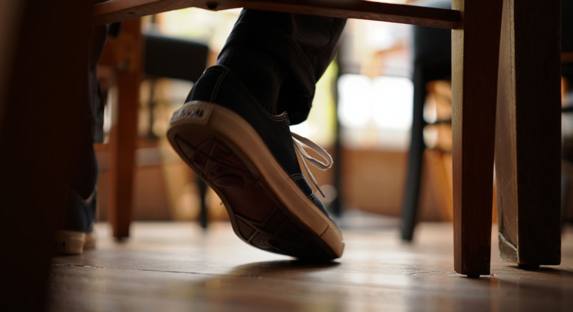 What does it mean when someone always taps their foot while sitting ...