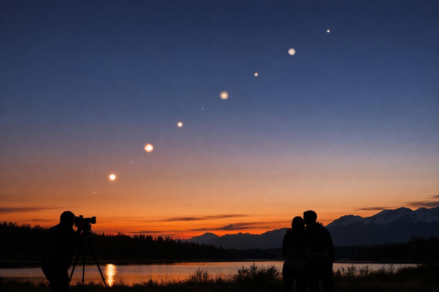 Stunning planetary alignment visible without a telescope tonight from ...